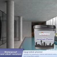 China MF Tio2 Newness Venetian Plaster 5L Batch Application Decorative Wall Coating for sale