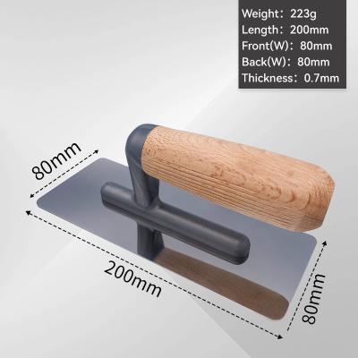 Cina Risultati di intonaco lisci e uniformi con una truffetta levigatrice di stucco arrotondata spessa 0,7 mm in vendita