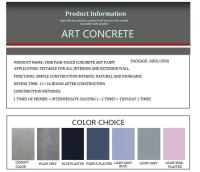 China Moisture Proof Seamless Micro Cement Kit Durable Scratch Resistant Floor Coating 20kg for sale