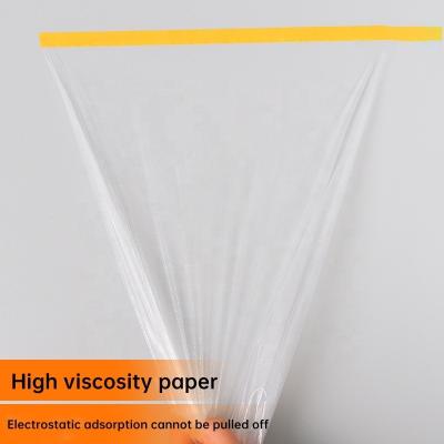 Cina 20m film protettivo antipolvere per pareti con larghezza da 30cm a 300cm in vendita