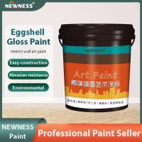 China Spray Application Eggshell Interior Wall Paint Moisture Proof Acrylic Latex 5L for sale