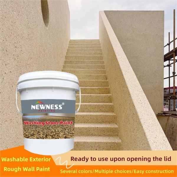 Quality Washing Stone Exterior Wall Paint State Liquid Coating for State-of-the-Art Look for sale
