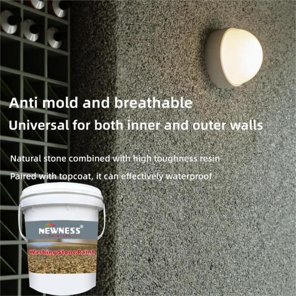 Quality Washing Stone Exterior Wall Paint State Liquid Coating for State-of-the-Art Look for sale