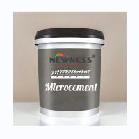 China Double Components Micro Cement Coating Non Toxic Wall Putty for Ceiling Floor Wall 15m2 Coverage for sale
