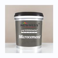 China Eco Friendly Silicate Micro Cement Coating 15m² Coverage Matte Gloss Finish for sale