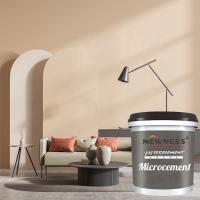 China Eco Friendly Silicate Micro Cement Coating 15m² Coverage Matte Gloss Finish for sale