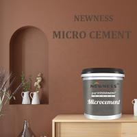 China Eco Friendly Silicate Micro Cement Coating 15m² Coverage Matte Gloss Finish for sale