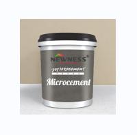 China Non-Toxic Eco Friendly Double Components Micro Cement Coating 15m² Coverage for Floor Wall Ceiling for sale