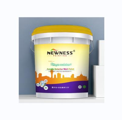 China 20 KG/BUCKET Staubdämpfer Waschbares Acryl-Rohwandfarbe für den Außenbereich CAS-Nr. 9003-01-4 zu verkaufen