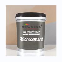 China Eco Friendly Double Component Micro Cement Floor Paint 15m2 Coverage Matte Gloss for sale