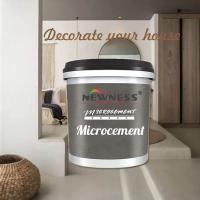 China High Toughness Silicate Microcement Wall Paint Kit 15m² Coverage Matte Glossy Finish for sale