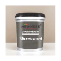 China Silicate Micro Cement Paint High Adhesion 15m² Coverage Matte Gloss Finish for sale
