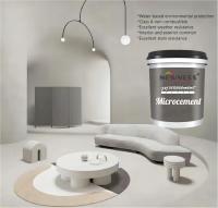 China High Gloss Microcement Interior Wall Coating Decorative Floor Paint 5L for sale