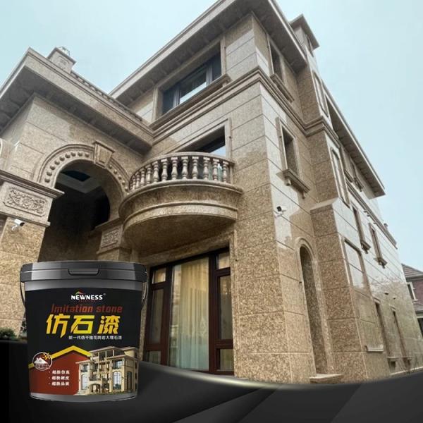 Quality Waterproof Architectural Exterinal Engineering Coatings Granite Stone Finish for sale