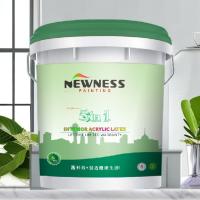 China Eco-Friendly Acrylic Latex Paint for Interior Wall Coating Brush Application 5L for sale