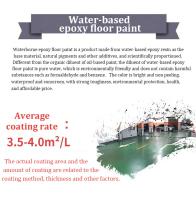 China Water Based Anti Static Epoxy Floor Coating Custom Color Brush Application 20kg for sale