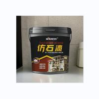 China TiO2 MF Water Based Stone Effect Wall Paint Spray Application Decoration 20L for sale