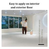 China Anti-static Epoxy Floor Coating Paint Brush Application 2-3mm Thickness for Industrial Floors for sale