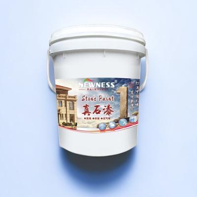 Cina 250 ore di resistenza all'invecchiamento Rivestimento liquido Acrilico Tessitura di pietra Vernice a spruzzo per la casa in vendita