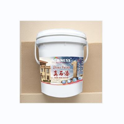 Cina Lunga durata di conservazione Effetto di pietra di granito Vernice esterna 5000 volte resistenza allo scrub in vendita