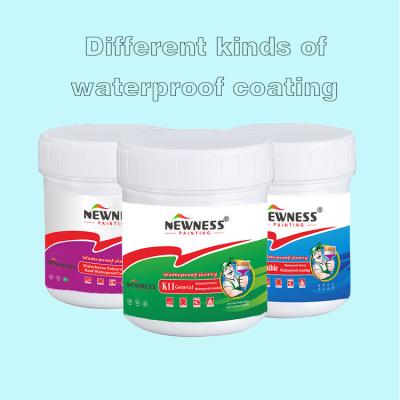 China Grey K11 Roof Paint Waterproof Coating Transparent Waterproofing Paste JS Polymer Material for sale