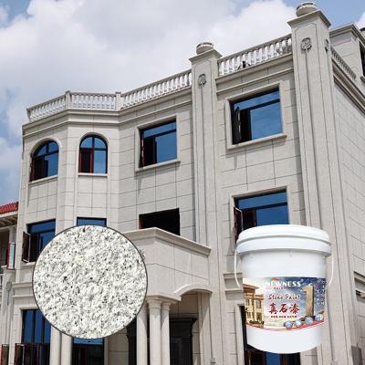 Cina Rivestimento di pareti esterne con vernice in pietra naturale Soluzione di verniciatura decorativa della casa in vendita