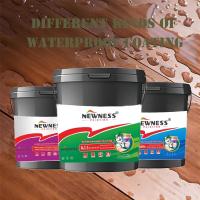 China Water Based Grey Waterproof Coating 65% Solid Content Non Toxic Eco Friendly Paint for sale