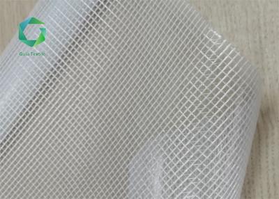 Cina Tela cerata trasparente impermeabile 450gsm 9x9 di vetro di finestra del film del PVC 1000d chiara in vendita