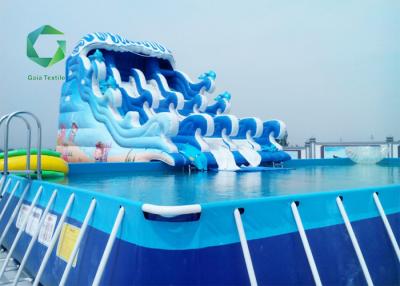 China Gewebe 1000d PVC-Pool-Zwischenlagen-Innenvinylwasserdichter Swimmingpool 650gsm zu verkaufen