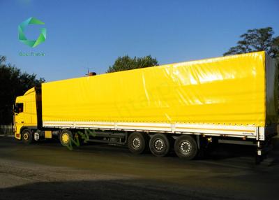 Cina Resistenza alla trazione rivestita ricoperta coltello della copertura 2500N del camion del vinile della tela cerata 550gsm del PVC in vendita