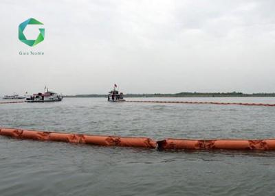 Cina I tessuti 1350gsm di Indutech della resistenza di olio, PVC flessibile hanno ricoperto il recinto del boom del petrolio della tela cerata in vendita