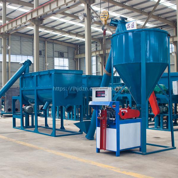 Quality Advanced 900L Automatic Dry Mortar Mixer Production Line with Packaging Plant for sale