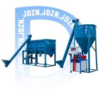 China Automatic Dry Mortar Production Line 5.5kw Controlled by Customized Electronic System for sale