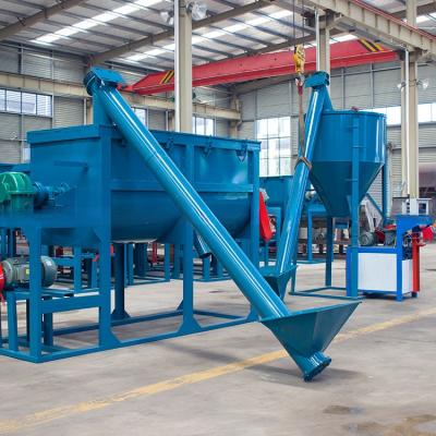 China Simple Dry Mortar Production Line With White Packing Machine and White Mortar for Mixing for sale
