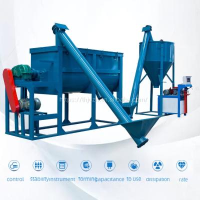 China Simple Dry Mortar Production Line With White Packing Machine and White Mortar for Mixing for sale
