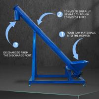 China Spiral Elevator Feed Mill Screw Hoister Conveyor Machine for Construction Materials for sale