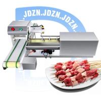 China Toothpick Mutton Beef Meat Skewer Machine Bbq Skewering Machine Automatic Crepe Machine for sale