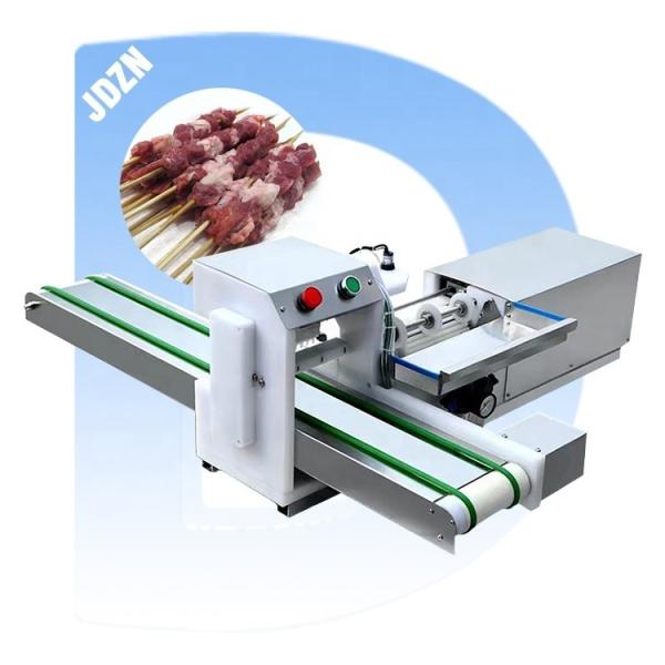Quality Toothpick Mutton Beef Meat Skewer Machine Bbq Skewering Machine Automatic Crepe for sale