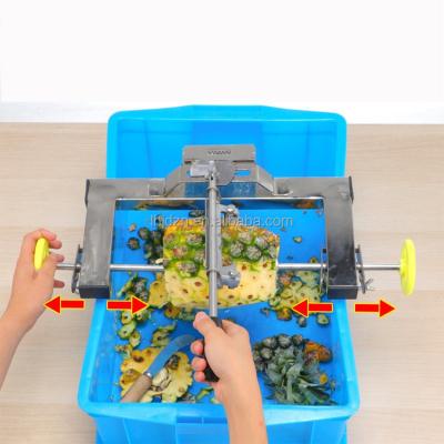 China Manual Fast Pineapple Peeler Pineapple Peeling And Coring Machine for sale