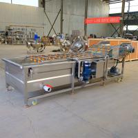 China High Quality Fruit And Vegetable Washing Drying Line Fully Automatic Vegetable Washing Machine for sale