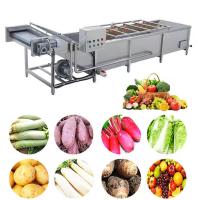 China commercial automatic bubble cleaning machine/ fruit and vegetable washing machine for sale