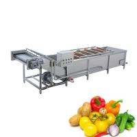 China commercial automatic bubble cleaning machine/ fruit and vegetable washing machine for sale