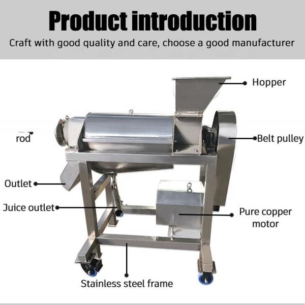 Quality fruit juice machine/ fruit juice extractor machine for ginger and Strawberry for sale