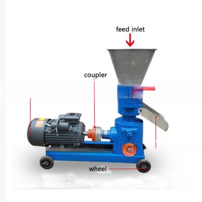 Quality 220V Voltage Wood Pellet Machine Line for Feed Pellet Production in Wood Tractor for sale