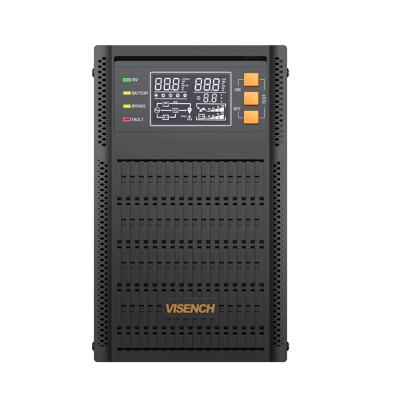 China Visench 220V Single Phase Uninterruptible Power Supply 3000Va/2400W Sinewave Online Double Conversion Tower Ups Back Up for sale