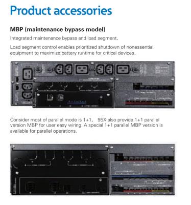 China RACK MOUNT TOWER TYPE Eaton online UPS system 200KVA 250KVA 300KVA online High Performance  Built in Battery UPS for sale