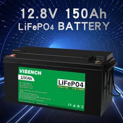China Visench Solar System Lifepo4 Battery Pack Lithium Ion Lifepo4 12V 150AH Lithium Ion Batteries for sale