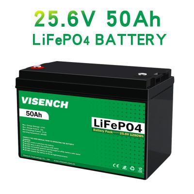 China Visench Energy Storage 24V 50Ah RV Lithium Iron Phosphate Battery 24V Lifepo4 Battery for sale