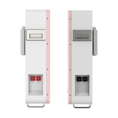 China Casa Alta Tensão Mural Montado 51.2 V 200Ah Ciclo Profundo Bms Lfp Armazenamento de Energia Solar 48V 100Ah Lifepo4 Bateria de Íons de Lítio à venda