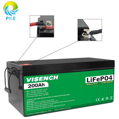中国 バイセンチ 直接工場 12V 24V 100Ah 120Ah 200Ah 深 6000 サイクル 太陽光 ライフポ4 リチャージ可能なリオンエネルギー貯蔵電池 販売のため